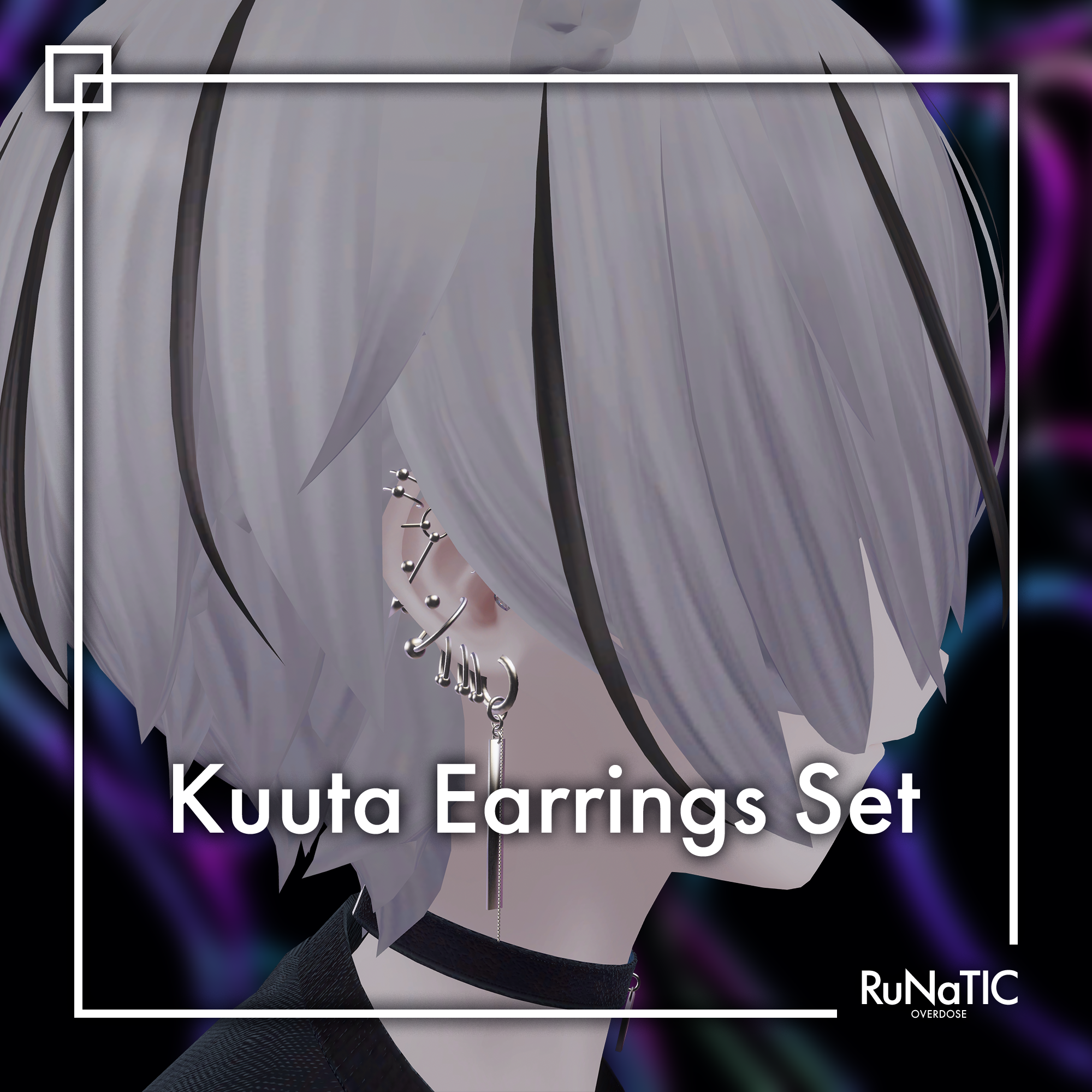 Shinra & Kuuta Earrings Set - RuNaTIC OVERDOSE - BOOTH