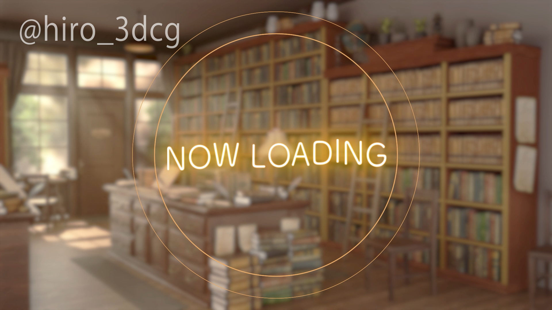 【動く配信背景セット！】昼下がりの古書堂｜雑談・歌枠にピッタリ！Vtuber用配信部屋 ファンタジー 図書館 - 動画素材屋HIRO - BOOTH