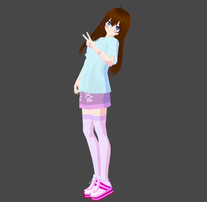 vtuber model 3d - thegamerhylian - BOOTH