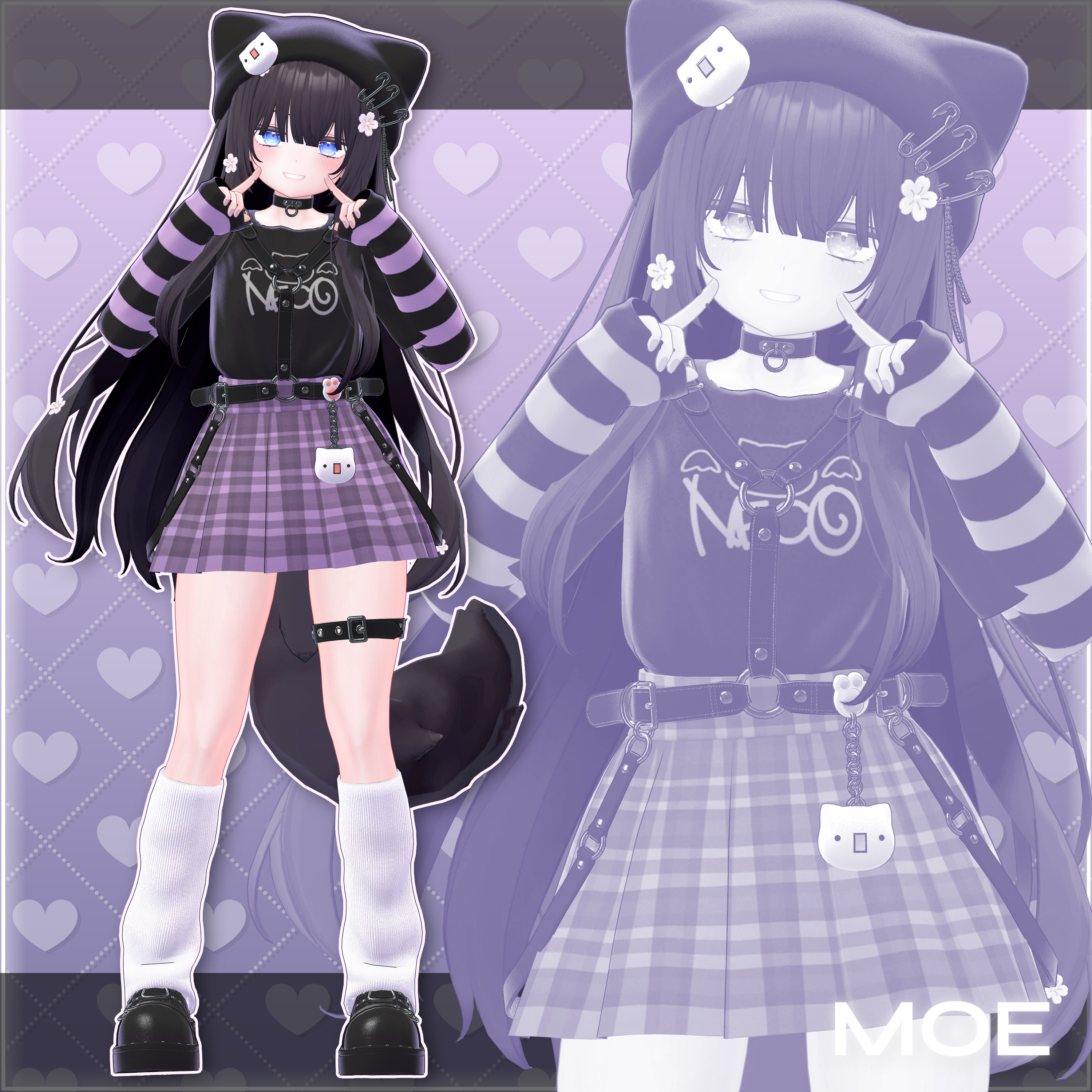 【萌(Moe) 専用】 NECO HOLIC - SILVER CAT - BOOTH