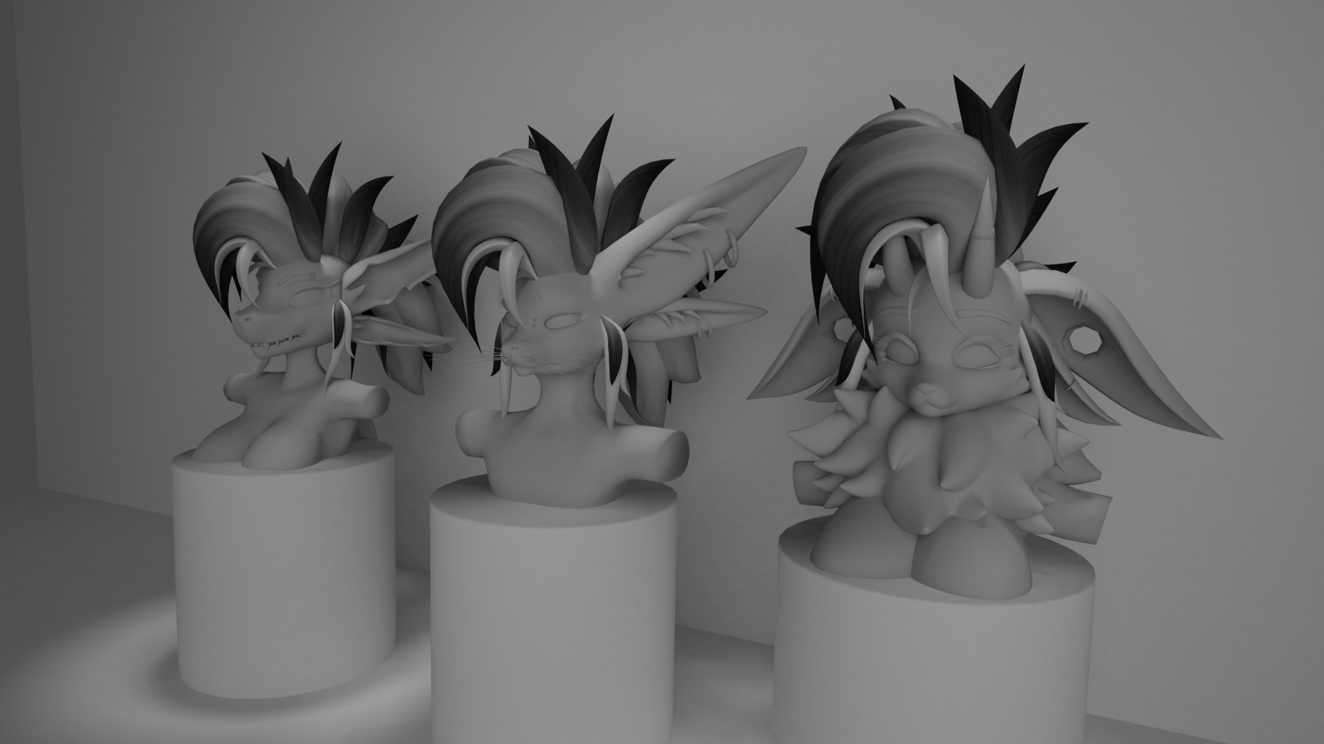 Poofy Death-Hawk Hair by Allan Nightmare - allan-nightmare - BOOTH