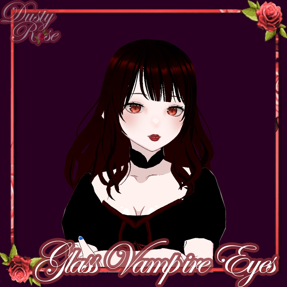 [Vroid]🌹 Glass Vampire Eyes🌹 - DustybyRose - BOOTH