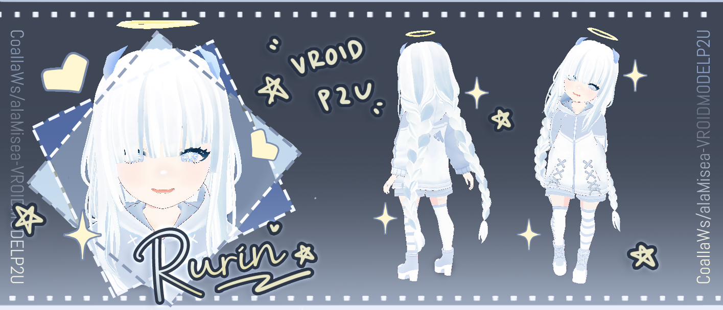 Rurin P2U VROID Model - coalla ws. - BOOTH