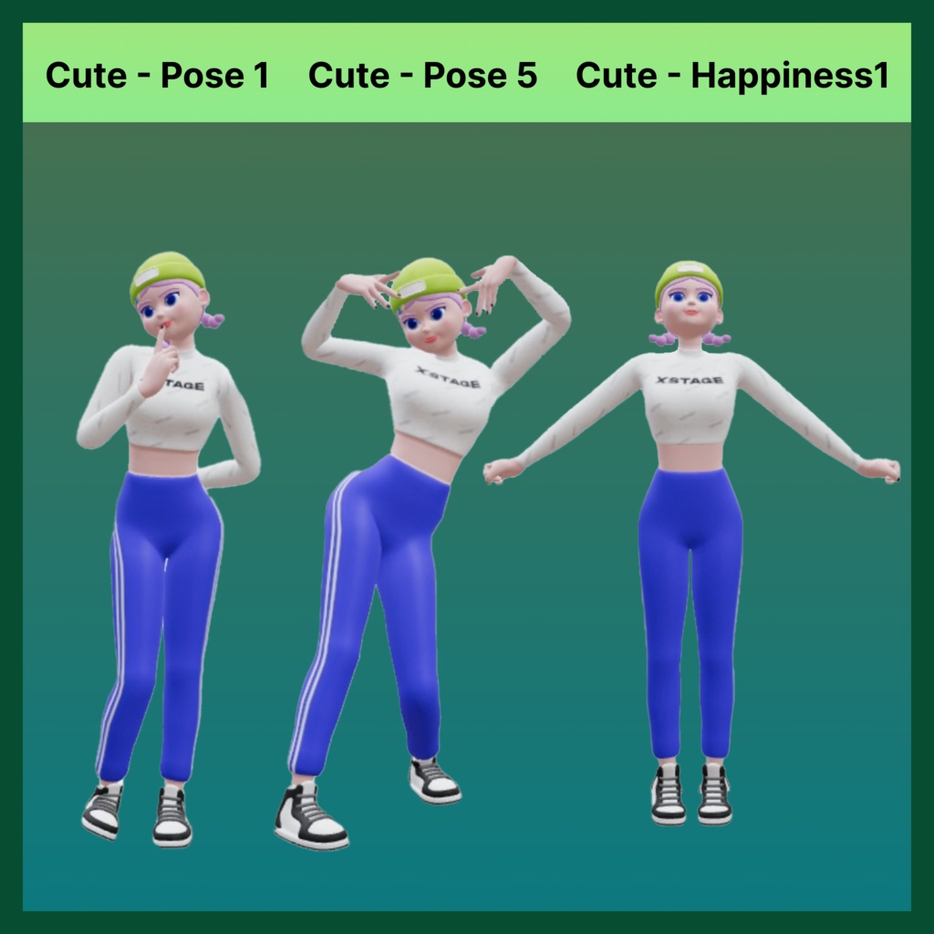 [Free] Cute Pose - XSTAGE - BOOTH