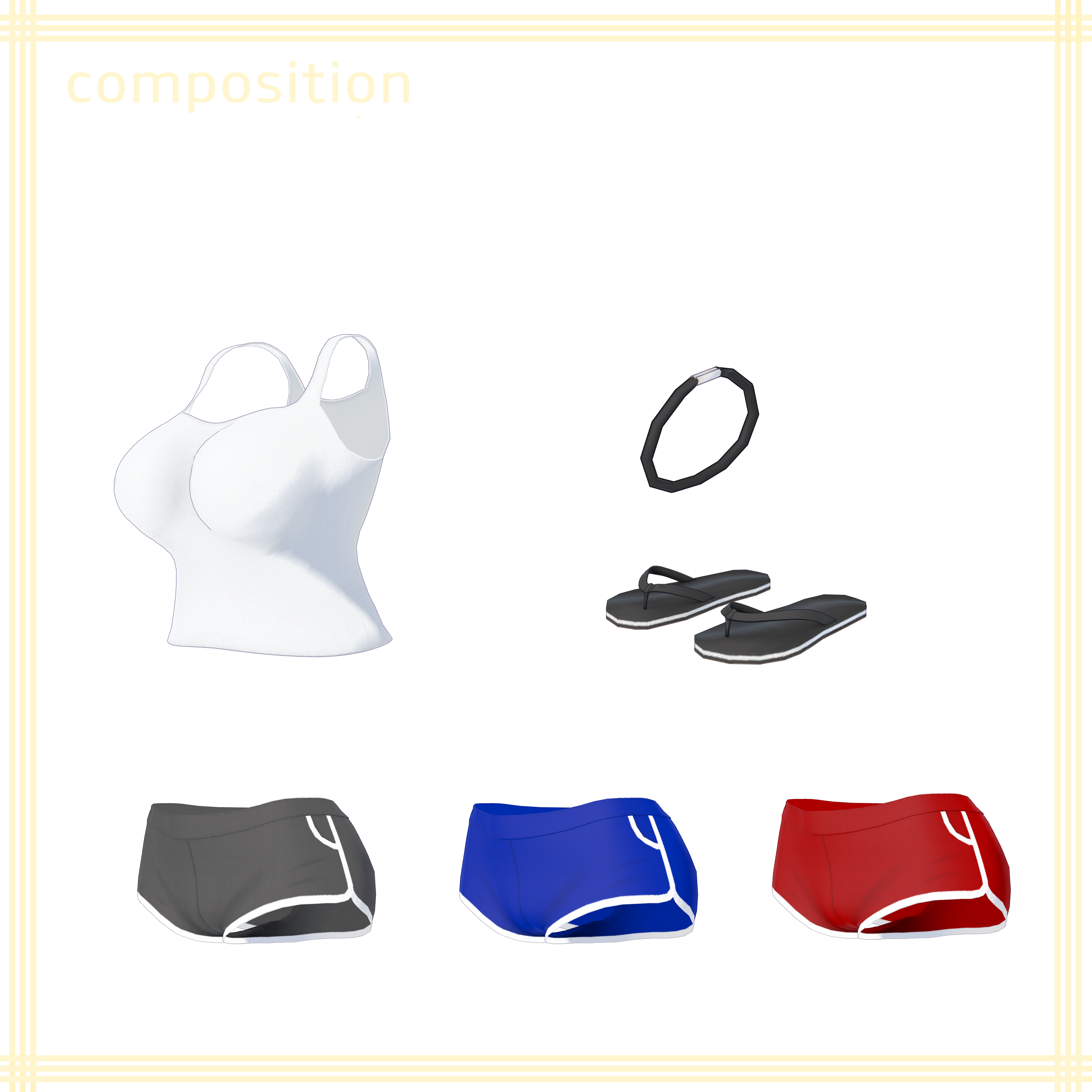 Lunalitt【ルーナリット用】ドルフィンショーツ - Flabs - BOOTH