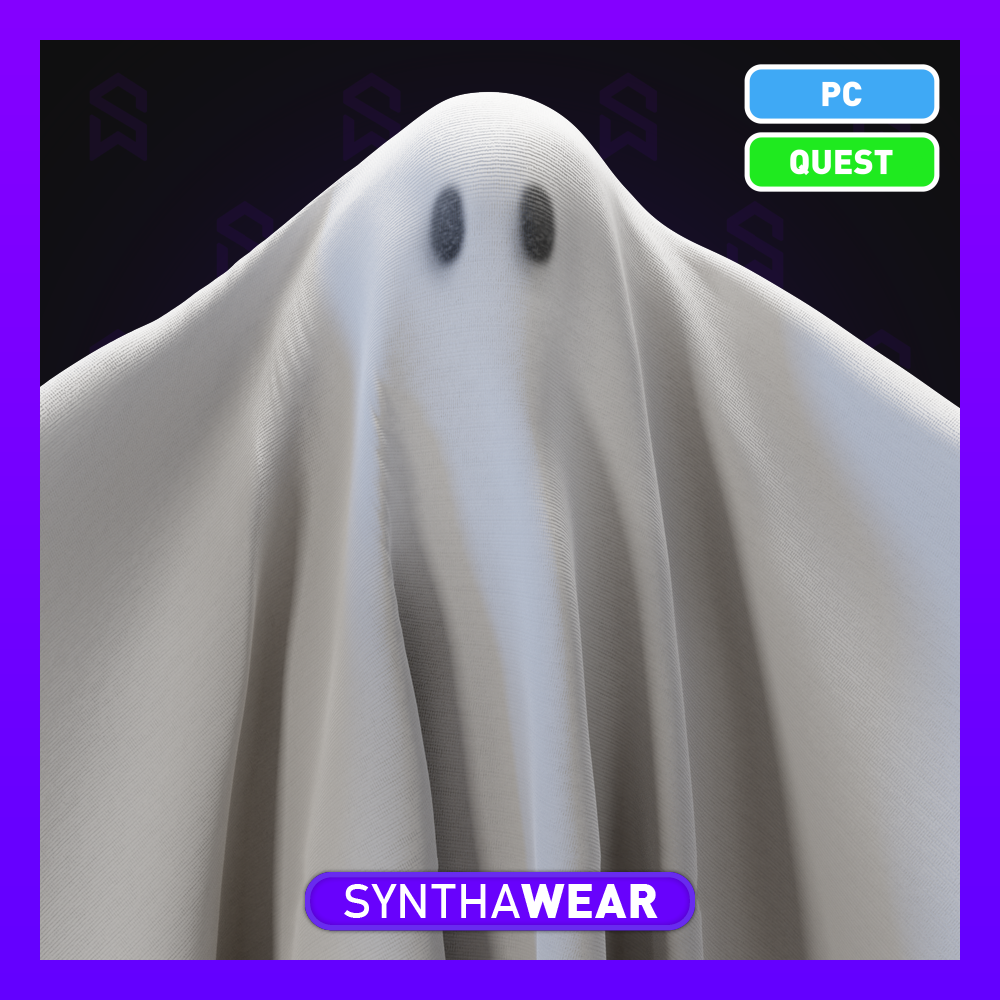 Ghost Costume | VRChat Avatar | PCVR & Quest - SynthaWear - BOOTH