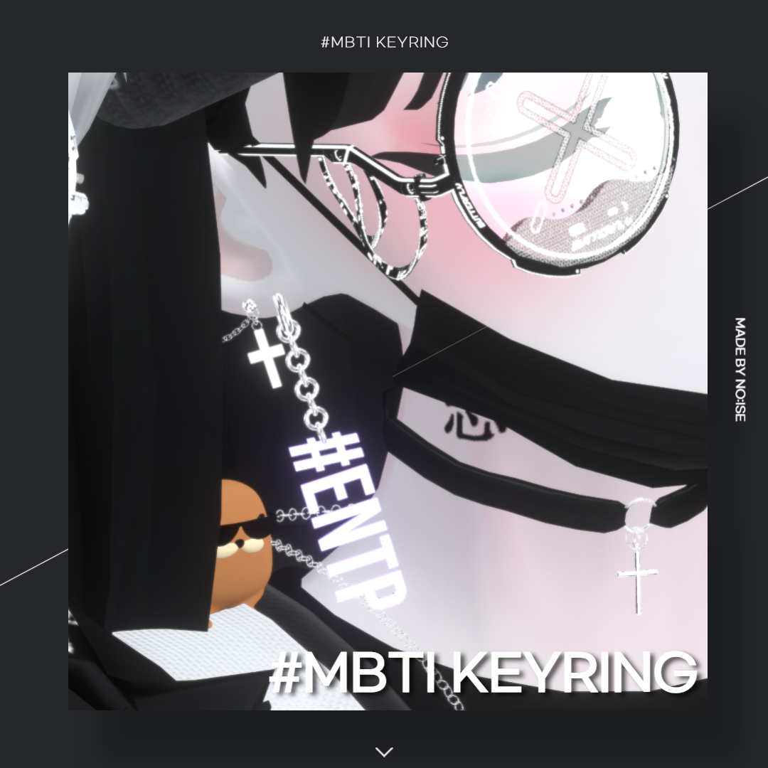 #MBTI KEYRING - NO:ISE - BOOTH