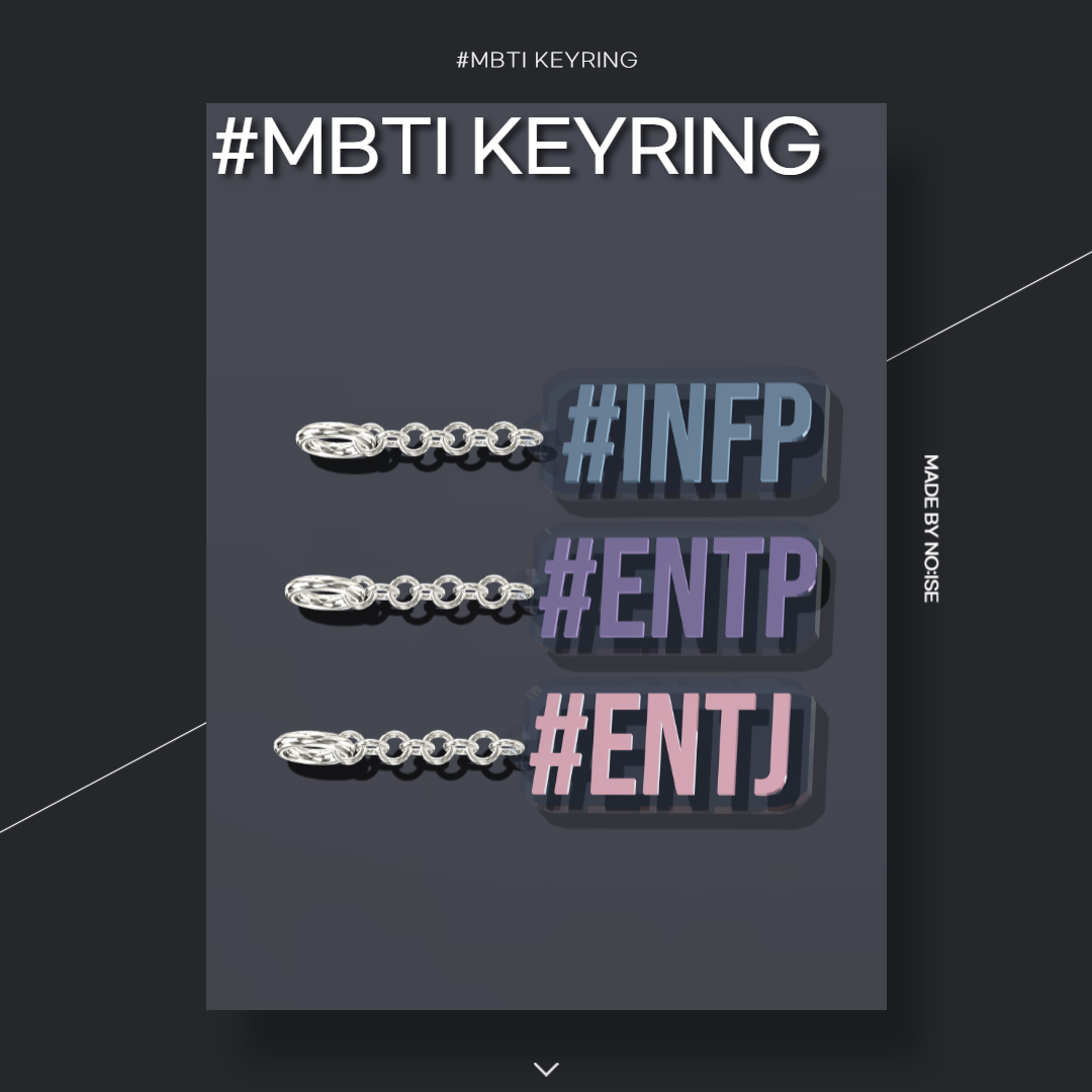 #MBTI KEYRING - NO:ISE - BOOTH