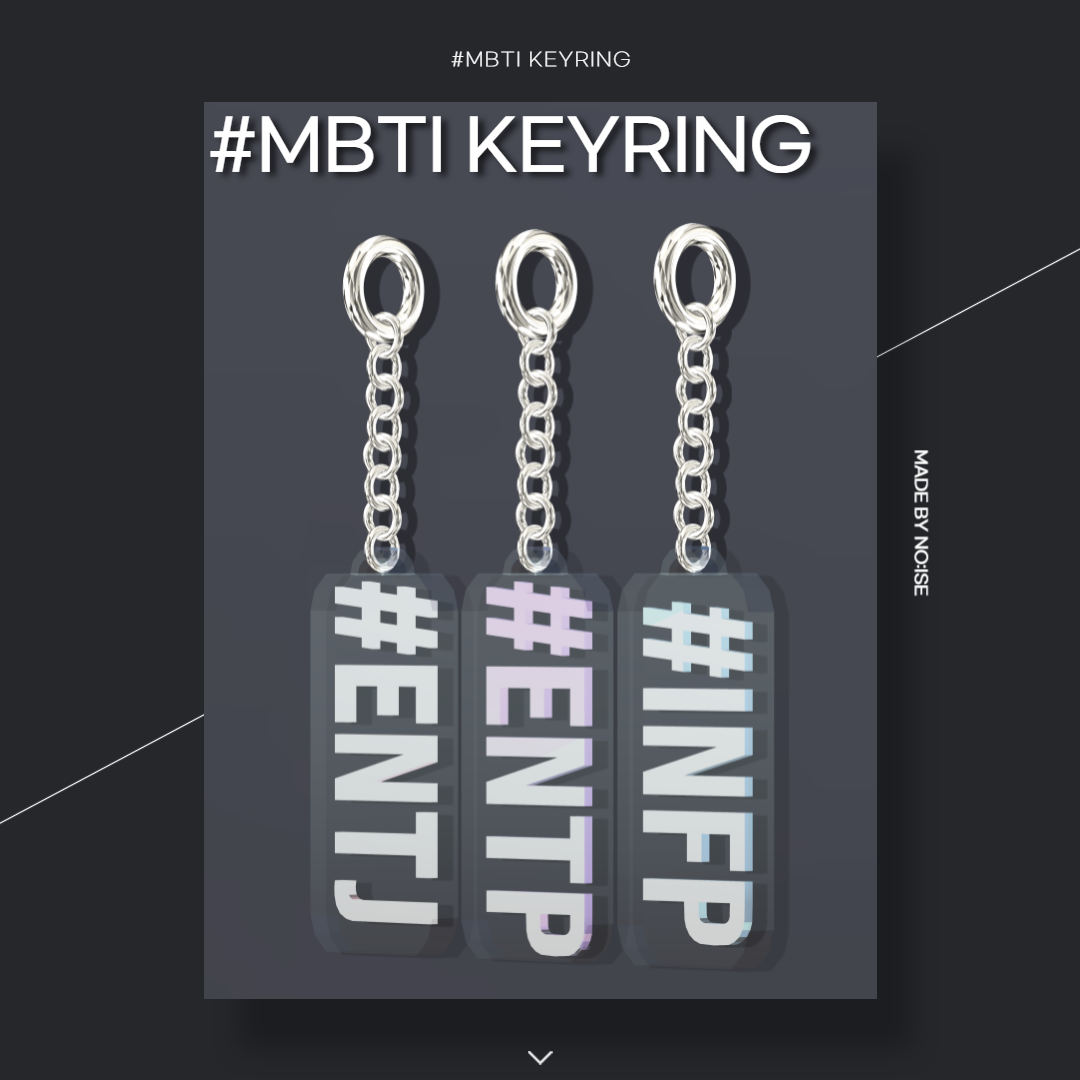 #MBTI KEYRING - NO:ISE - BOOTH