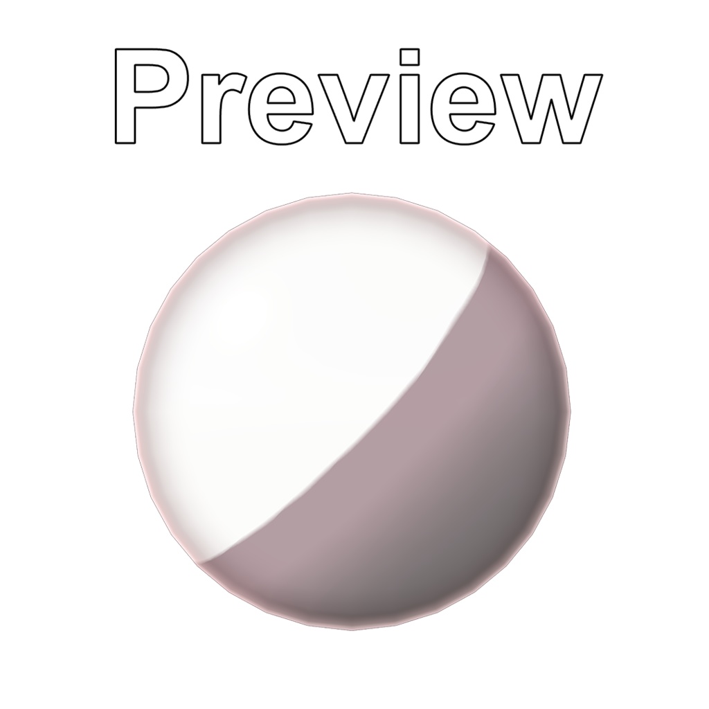 [VRC] Hush_white Poiyomi shader material setting preset 2 (Toon type ...