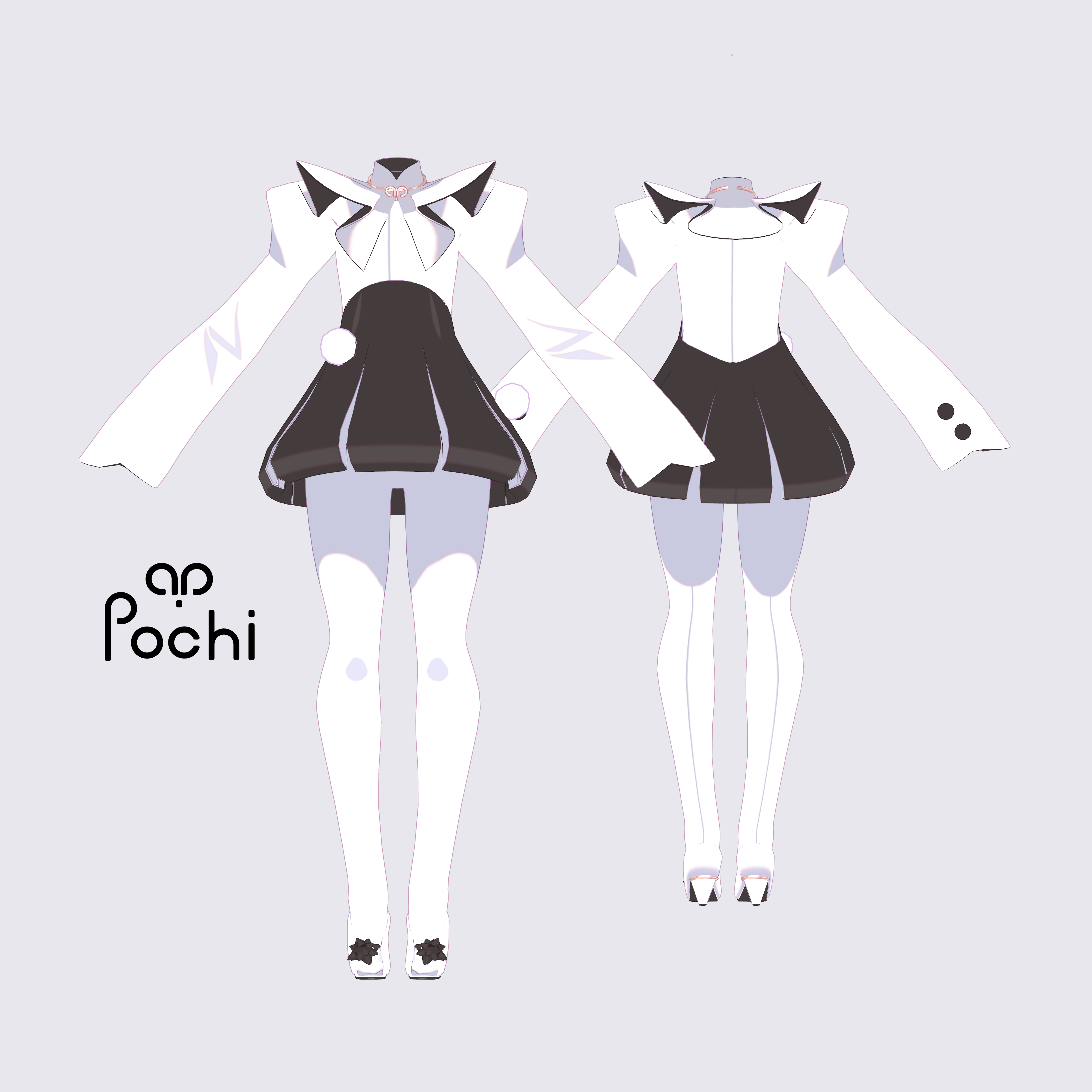 【オリジナル3Dモデル】LeotaRiota -レオタリオタ【VRChatアバター】 - Pochi by KT - BOOTH