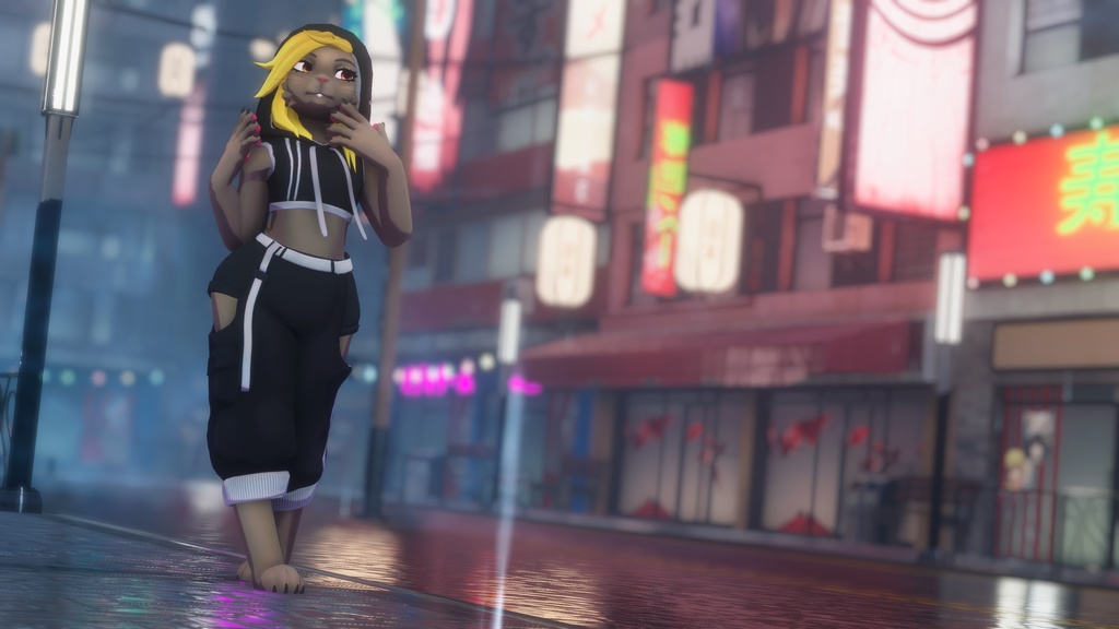 The Bnuuy [Cinners] furry bunny rabbit avatar for vrchat - cinners - BOOTH