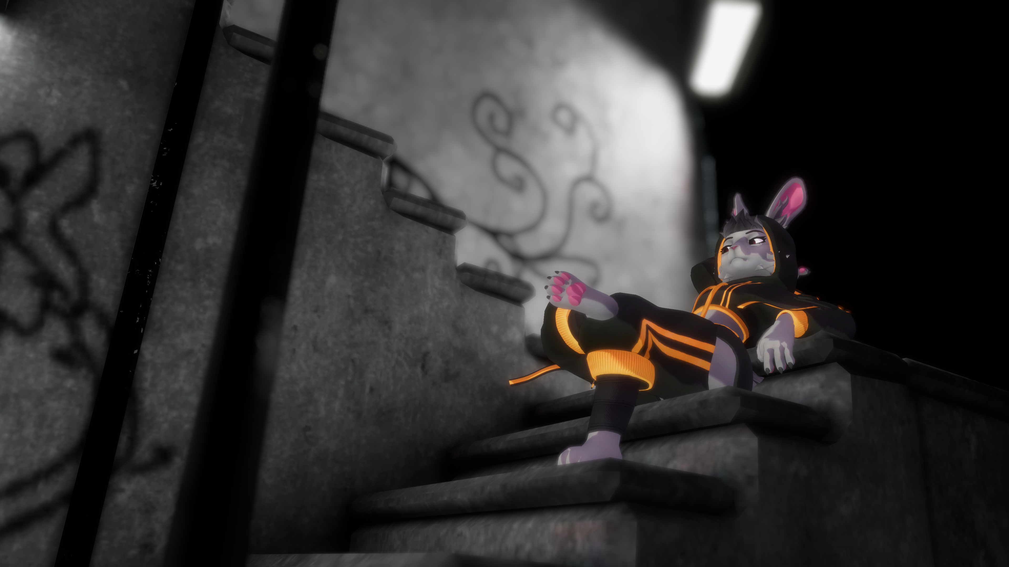 The Bnuuy [Cinners] furry bunny rabbit avatar for vrchat - cinners - BOOTH