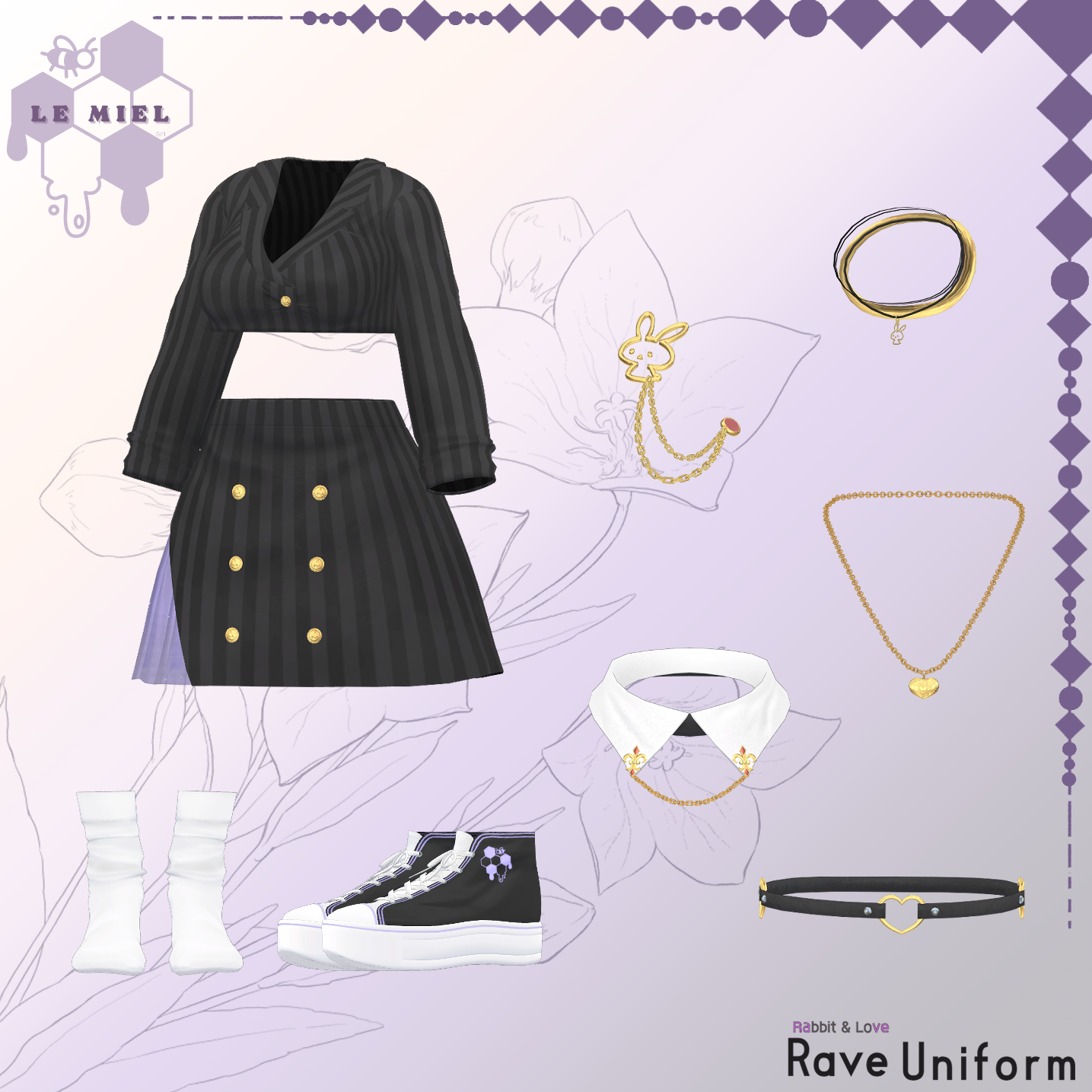 【PB対応】 Rave_Uniform VRC用 - Le miel Atelier - BOOTH
