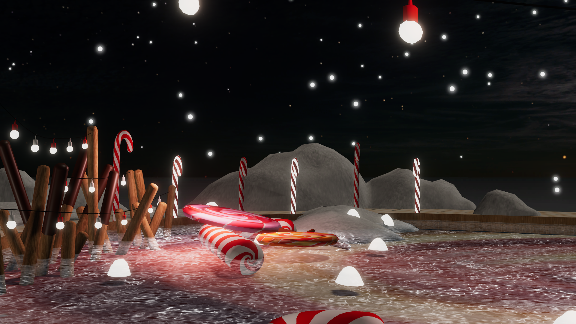 WARUDO(PRO/STANDARD) ENVIRONMENT - W038 CHOCO X MAS (snow) - NAME-D's HELL OF VIRTUAL - BOOTH