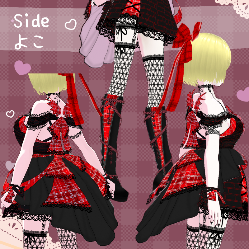 Vroid 甘い小悪魔セット Sweet Devil Set - bikonosShop - BOOTH