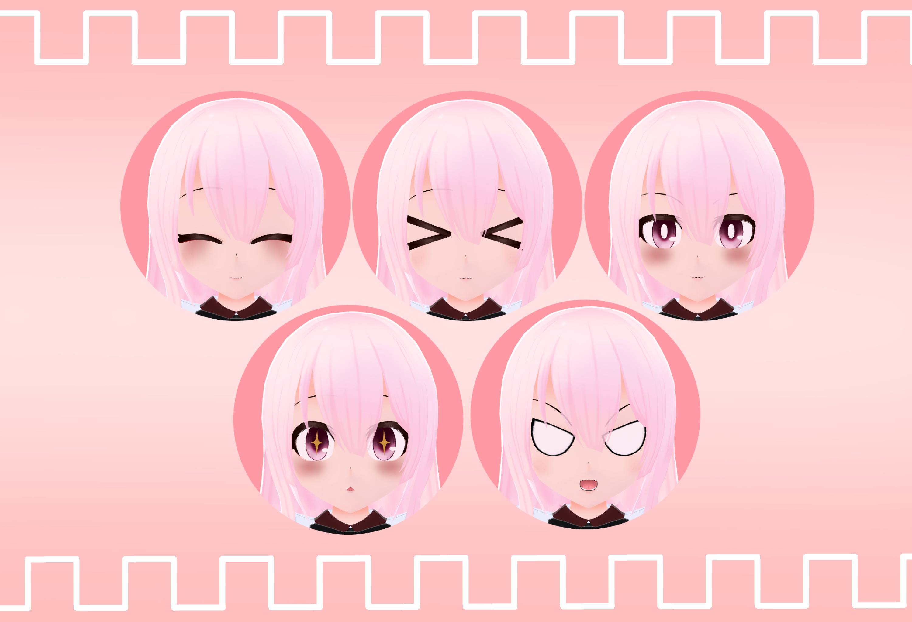 VRchatオリジナル3Dモデル"ミナ" - morpice - BOOTH