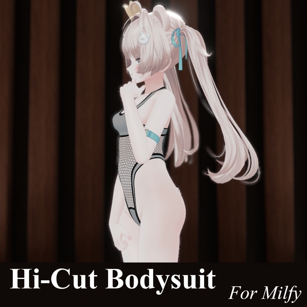【4アバター】 Hi-Cut Bodysuit - keissen - BOOTH