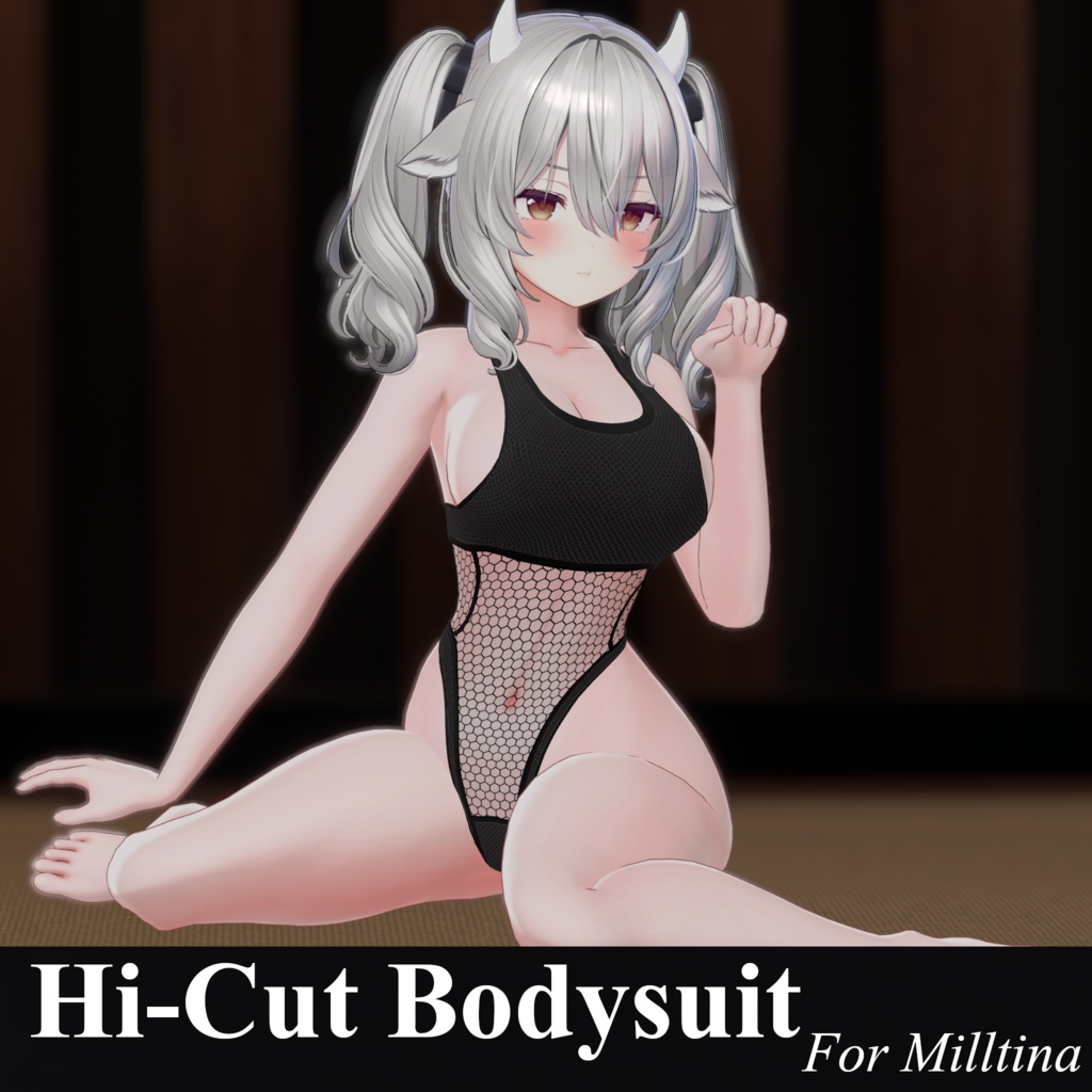 【4アバター】 Hi-Cut Bodysuit - keissen - BOOTH