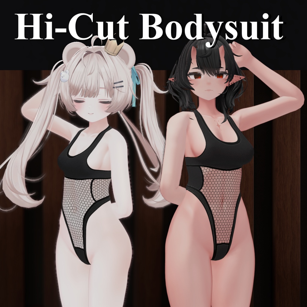 【4アバター】 Hi-Cut Bodysuit - keissen - BOOTH
