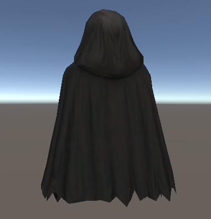 【VRChat想定3Dアクセサリー】Silent Executioner Cape｜血塗られた処刑人の黒フードマント（lilToon対応 ...