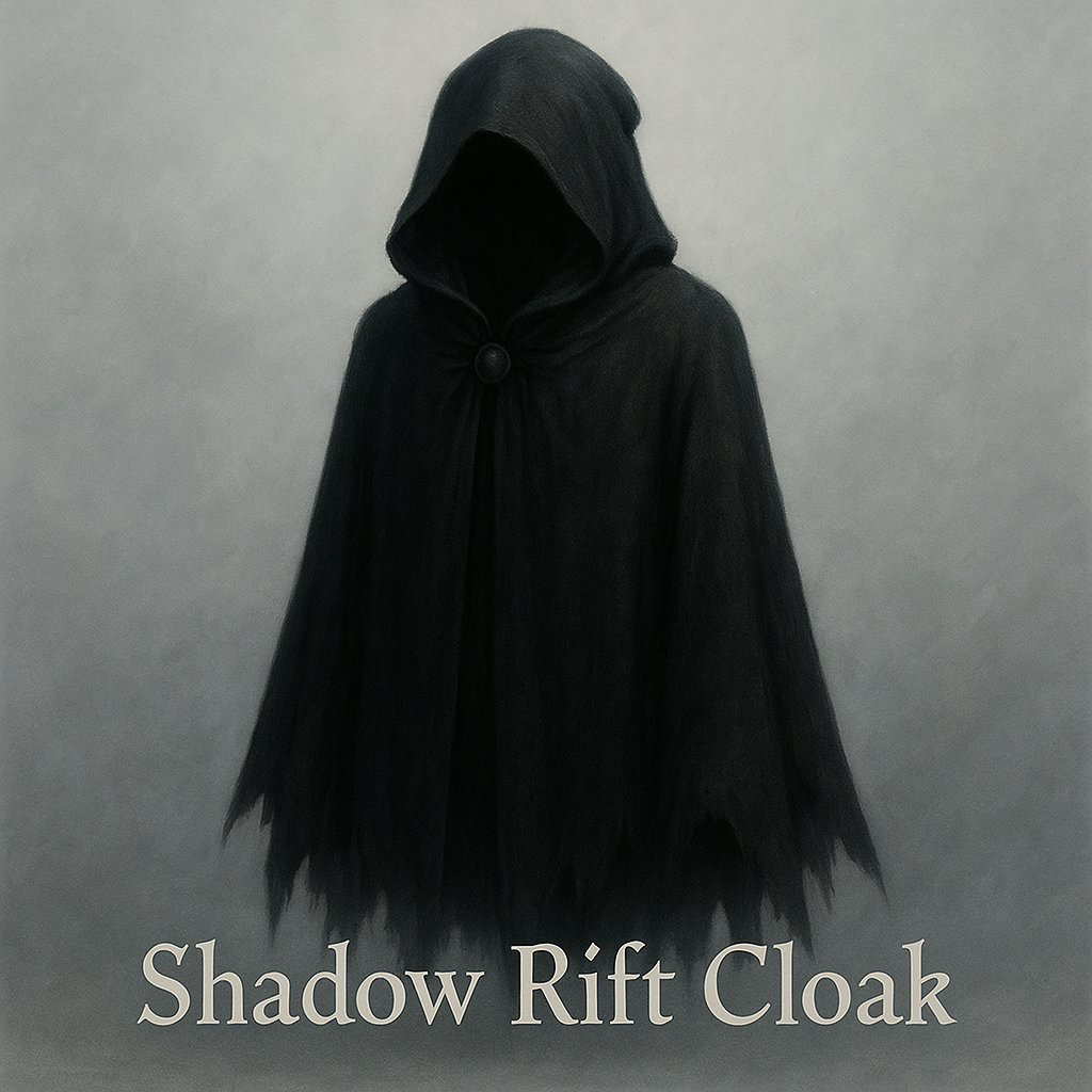 影裂の静衣 - Shadow Rift Cloak【VRChat想定3Dモデル／退廃×黒フード×lilToon】 - Otosan ...
