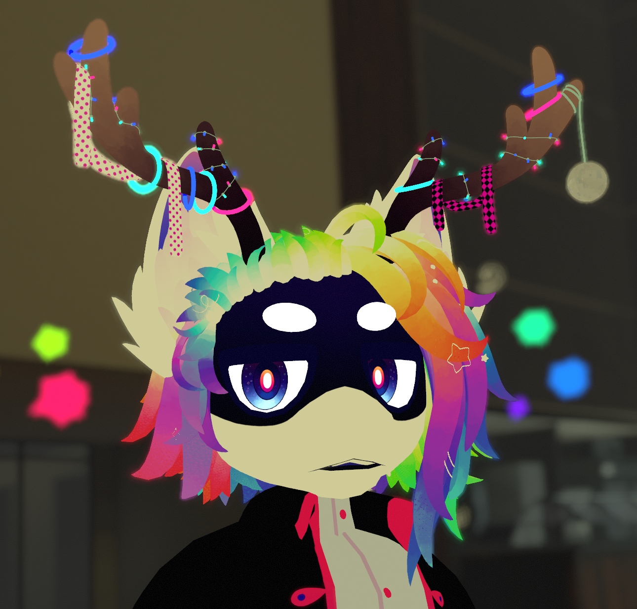 [VRC Asset] Reindeer Antlers w/ AUDIOLINK - 9 Styles [Christmas Avatar ...