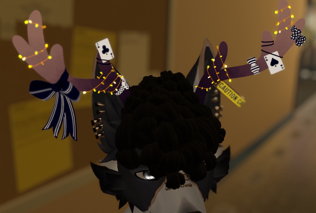 [VRC Asset] Reindeer Antlers w/ AUDIOLINK - 9 Styles [Christmas Avatar ...