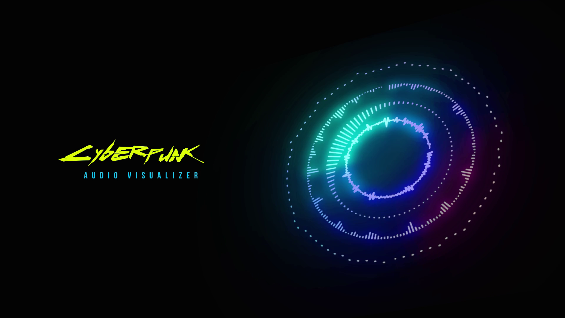 Cyberpunk AUDIO VISUALIZER (2020) Aep - SHUИTA - BOOTH