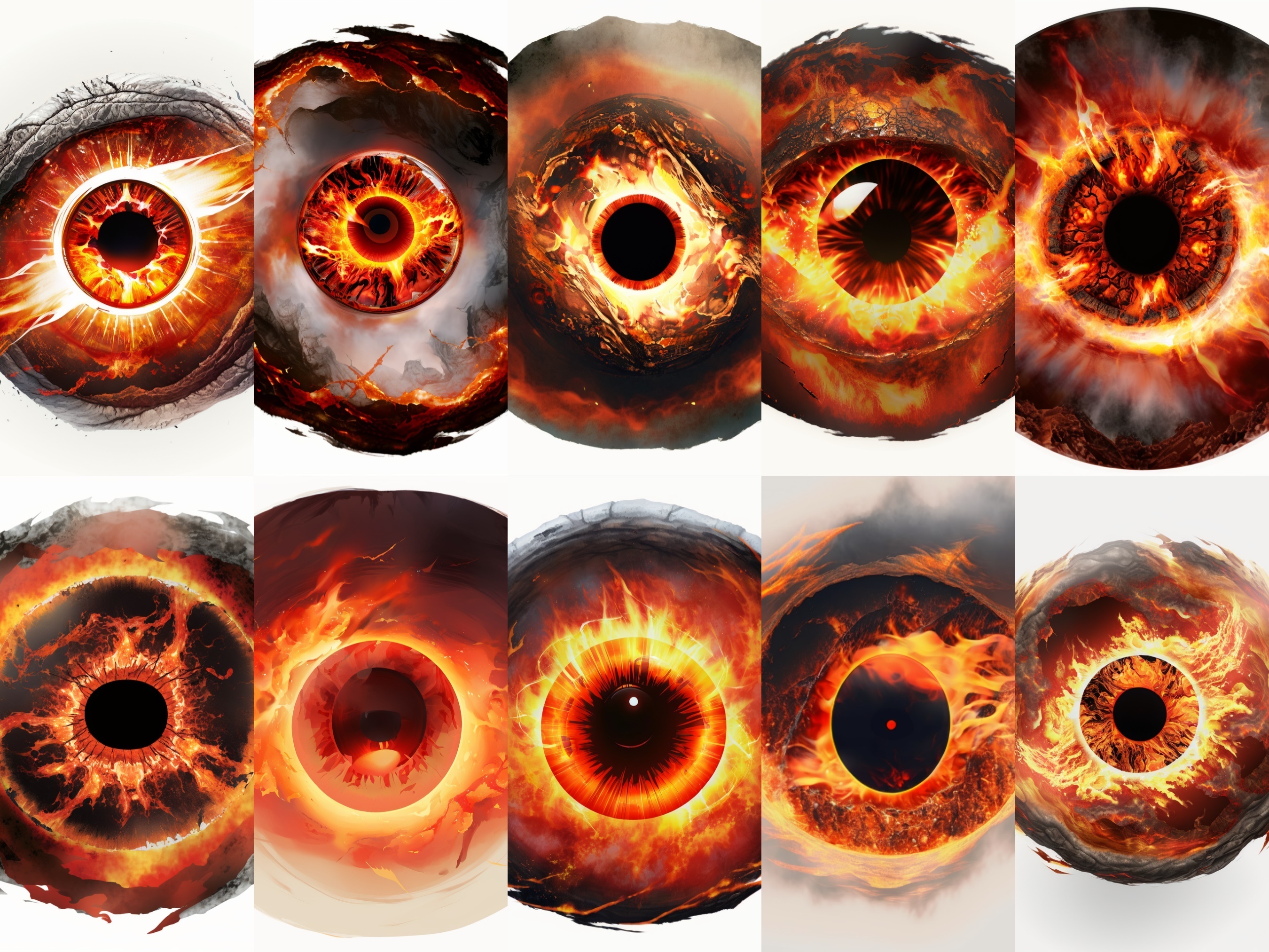 Fire Eye Texture Pack - textureforge - BOOTH