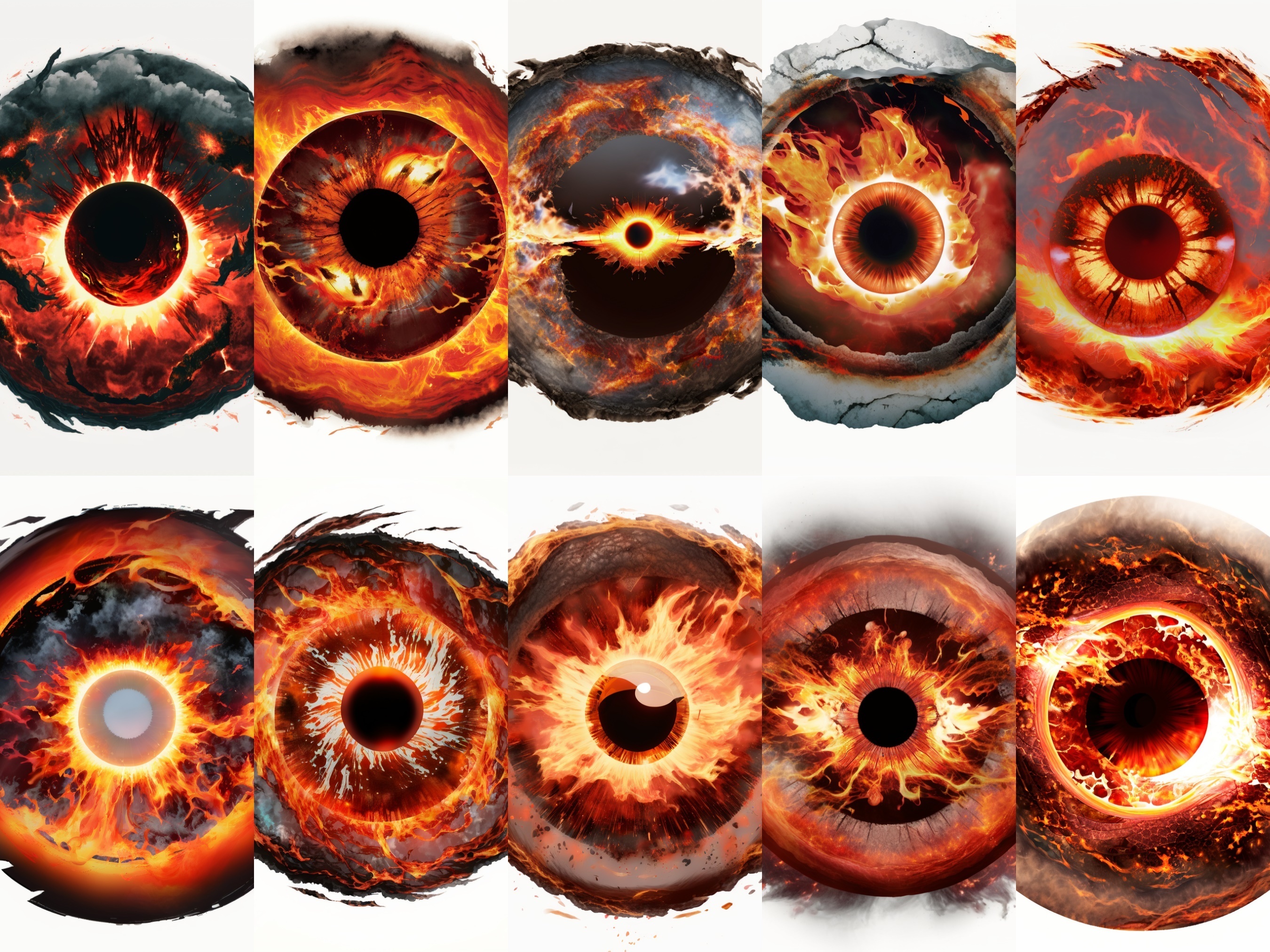 Fire Eye Texture Pack - textureforge - BOOTH