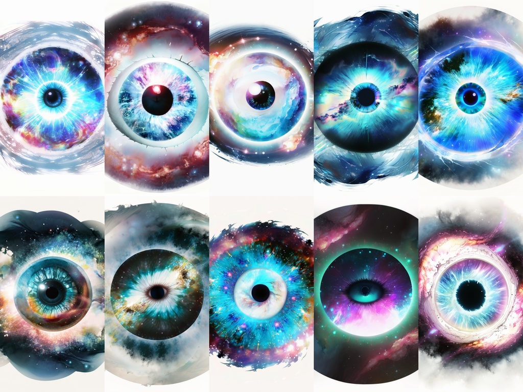 Galaxy Eye Texture Pack - Explore a Universe of Possibilities! - textureforge - BOOTH