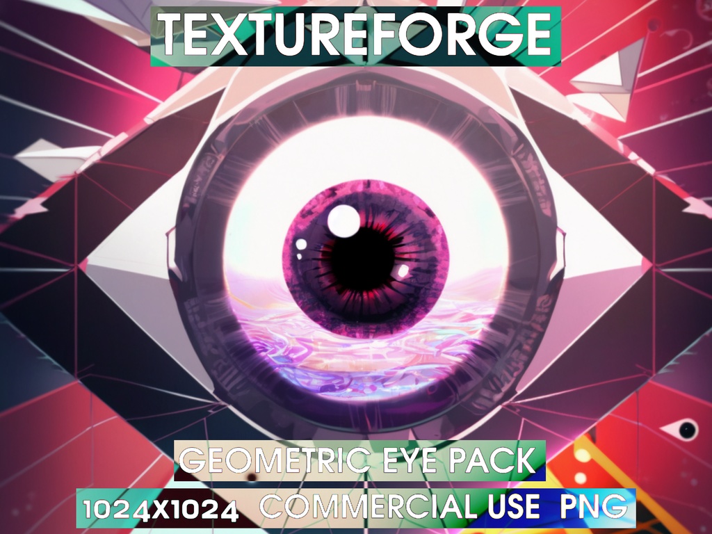 Geometric Eye Pack - Shapes Reimagined! - textureforge - BOOTH