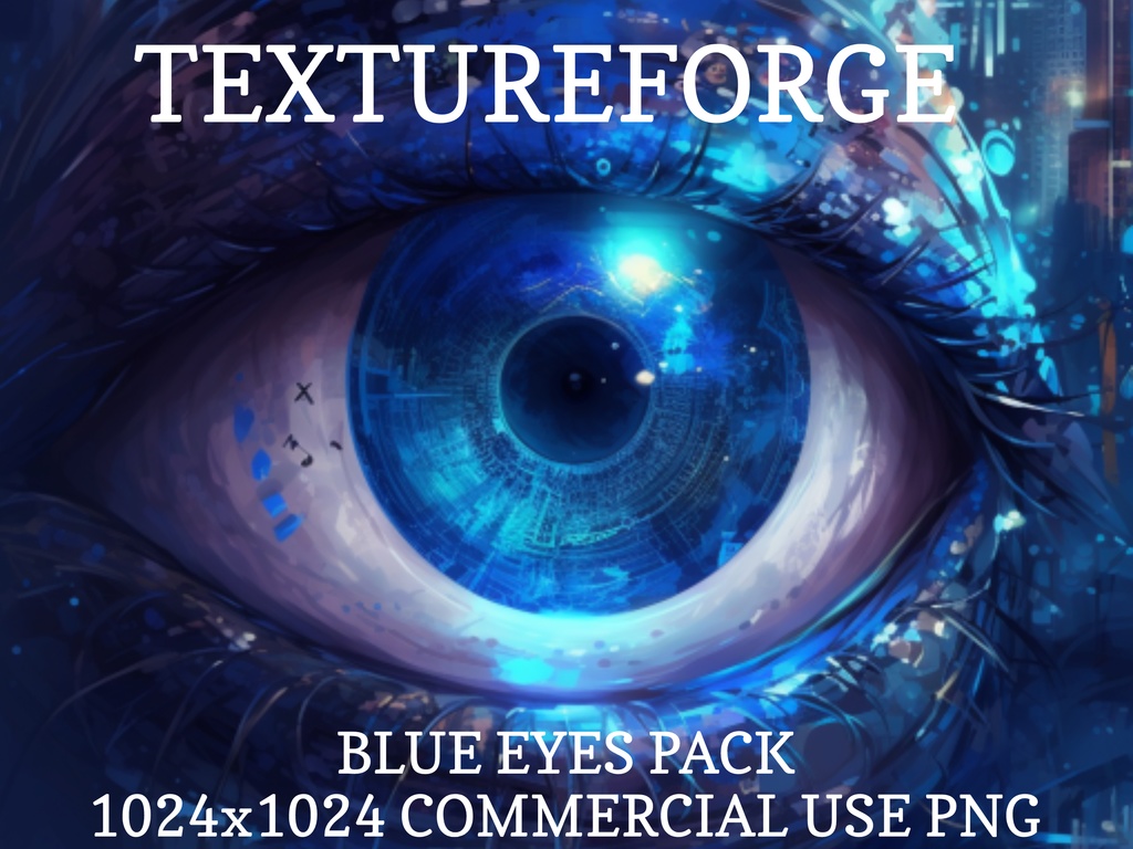 Blue Eye Pack - textureforge - BOOTH