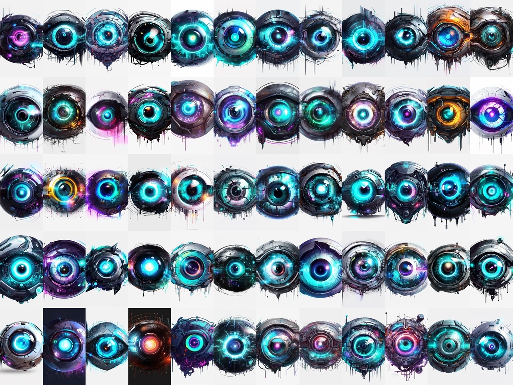 Robot Eye Pack - textureforge - BOOTH