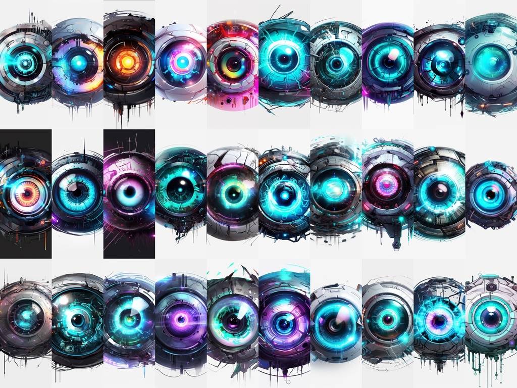 Robot Eye Pack - textureforge - BOOTH