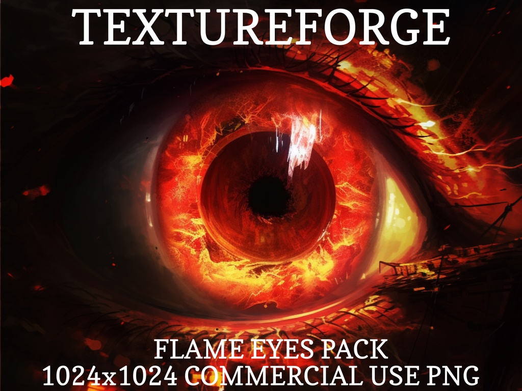 Flame Eye Pack - textureforge - BOOTH