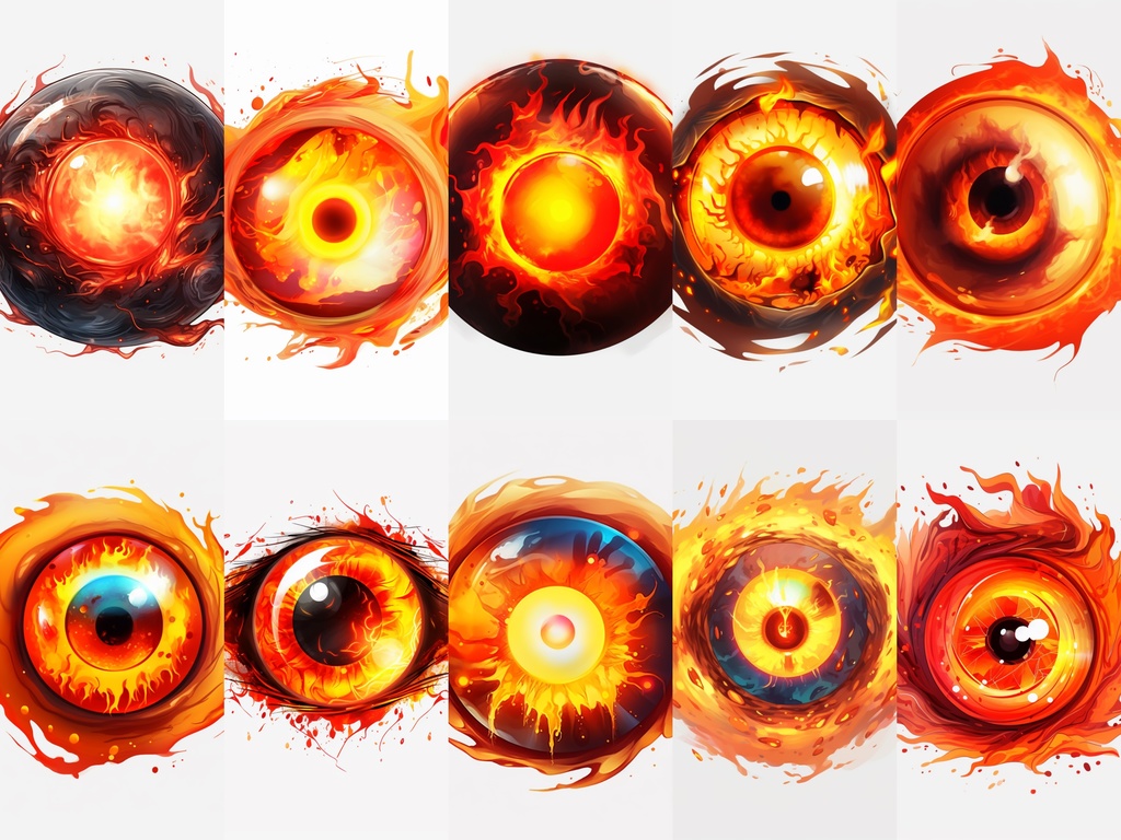 Flame Eye Pack - textureforge - BOOTH