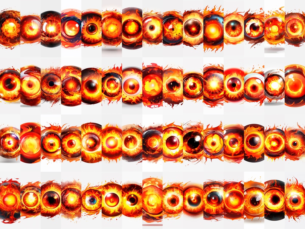 Flame Eye Pack - textureforge - BOOTH