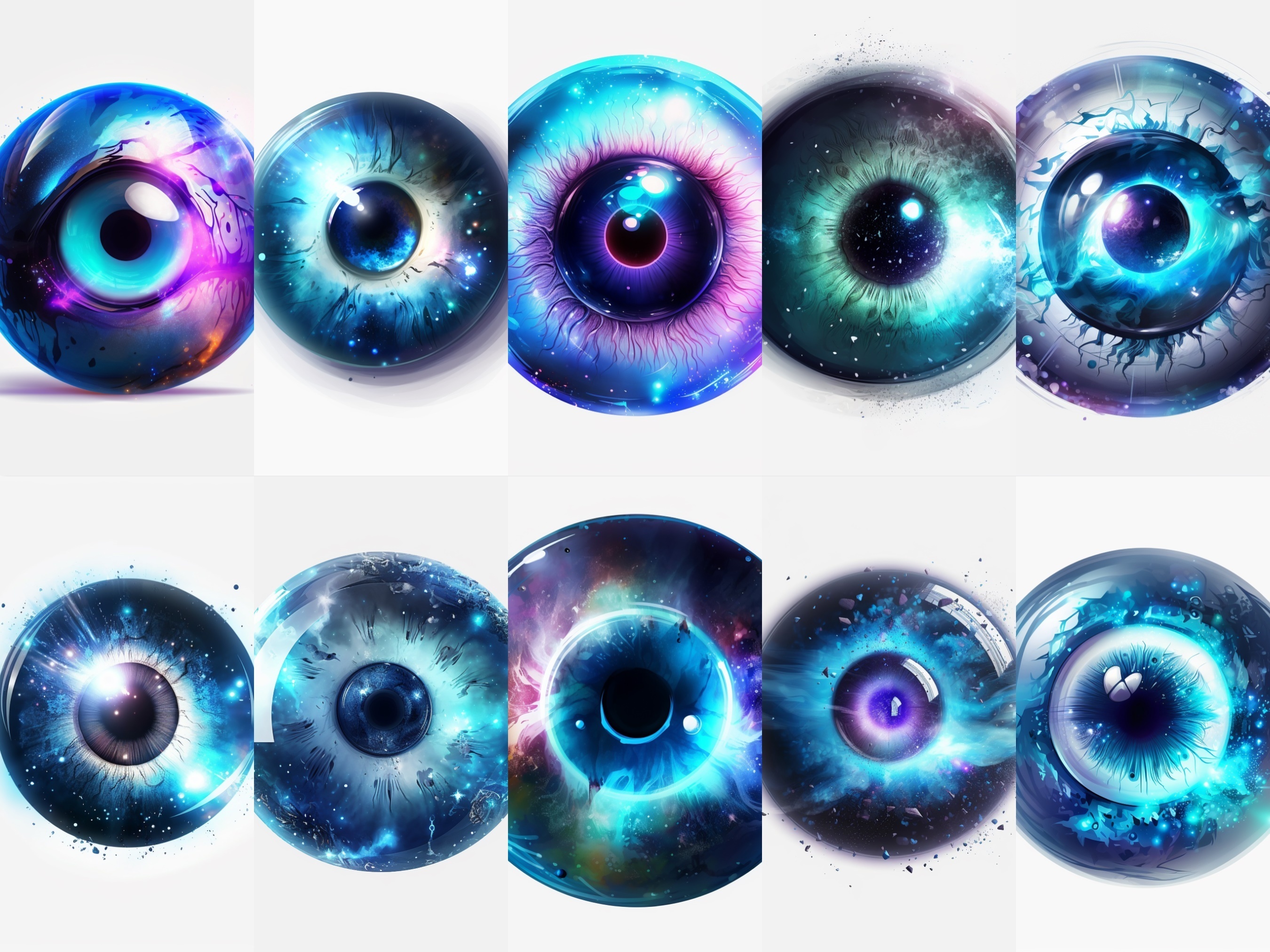 Galaxy 2 Eye Pack - textureforge - BOOTH