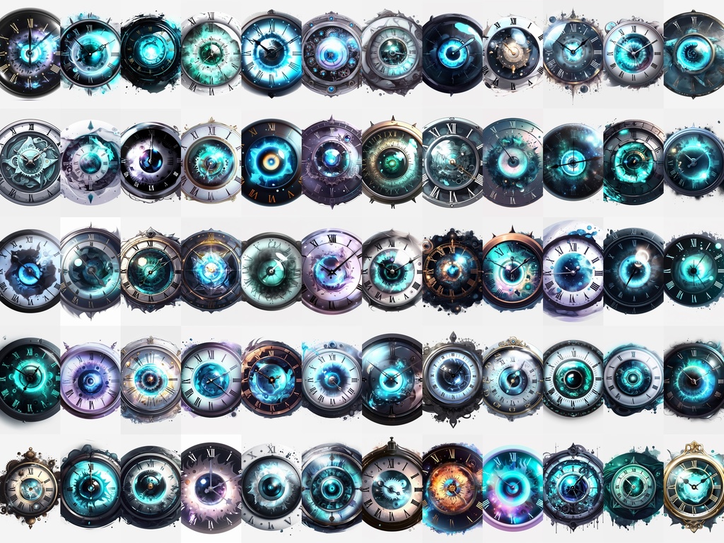 Clock Eye Pack - textureforge - BOOTH
