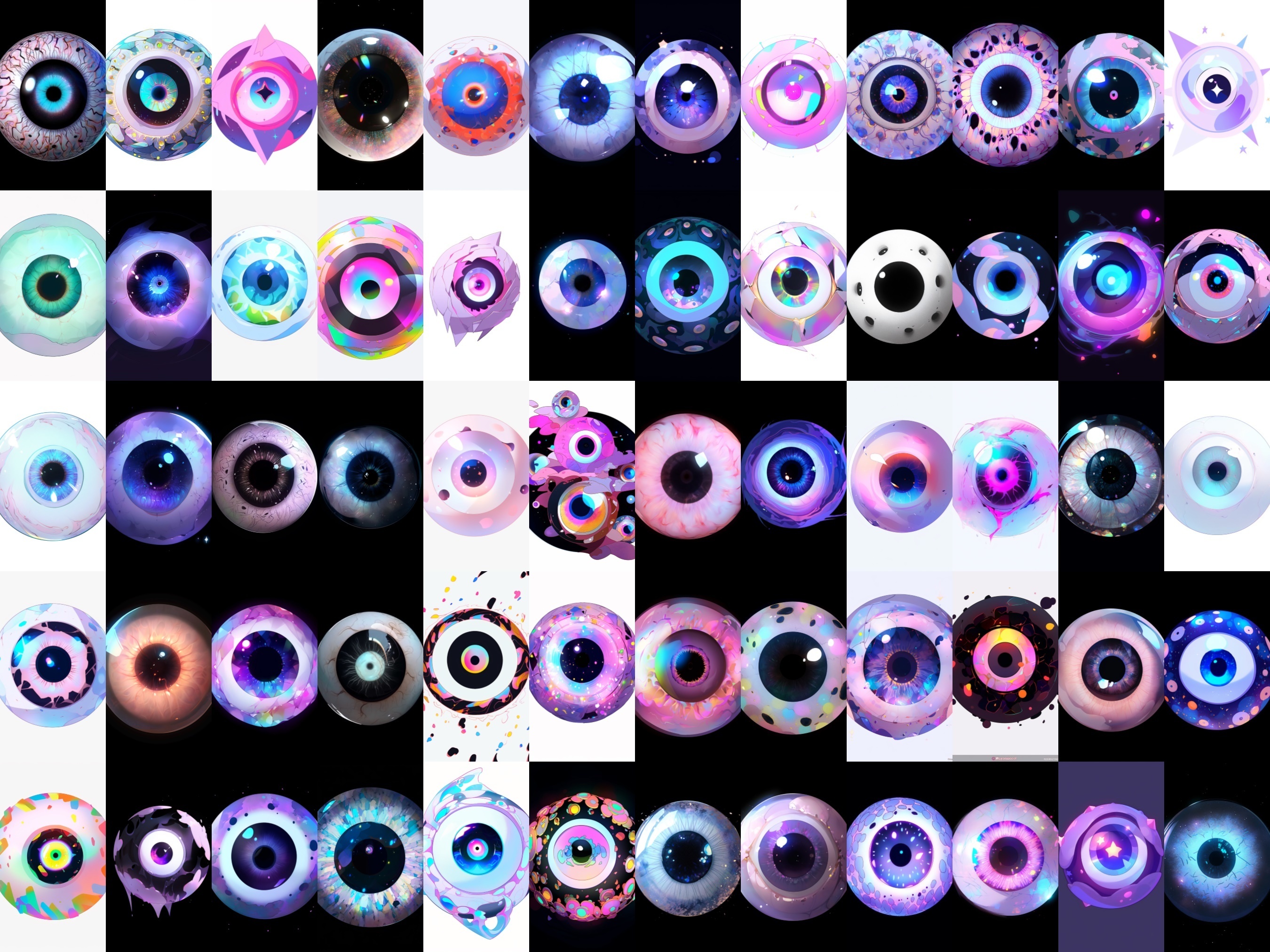 Neon Cel Eye Pack - textureforge - BOOTH