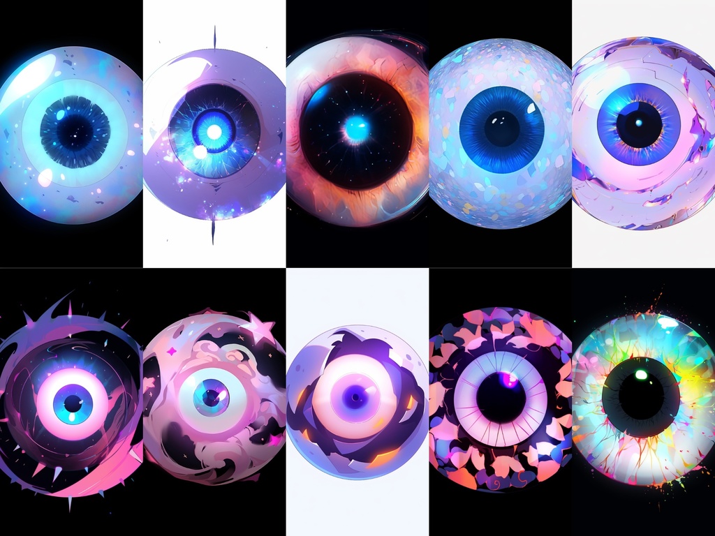 Neon Cel Eye Pack - textureforge - BOOTH