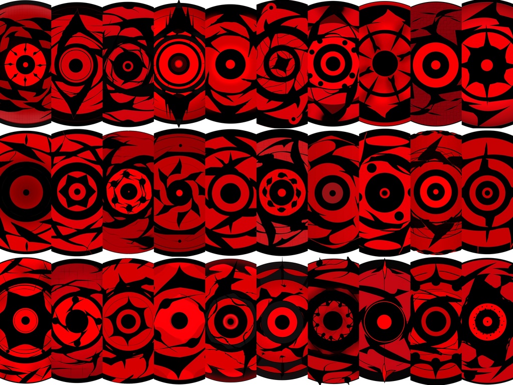 Sharingan Eye Pack - textureforge - BOOTH