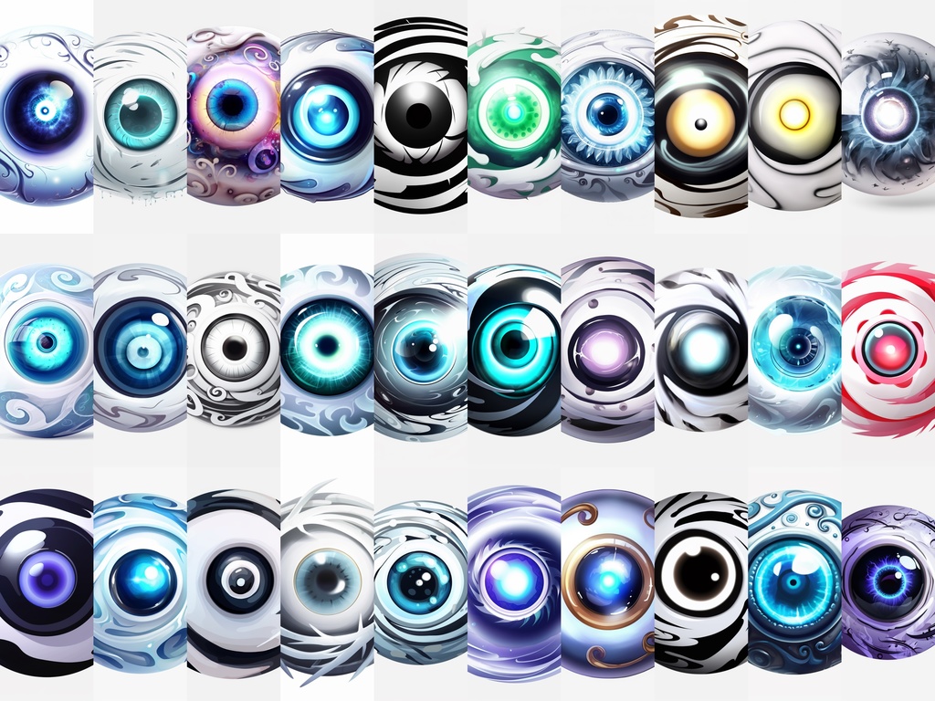Spiral Eye Pack - textureforge - BOOTH