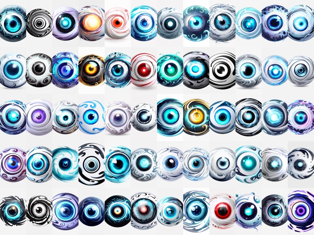 Spiral Eye Pack - textureforge - BOOTH