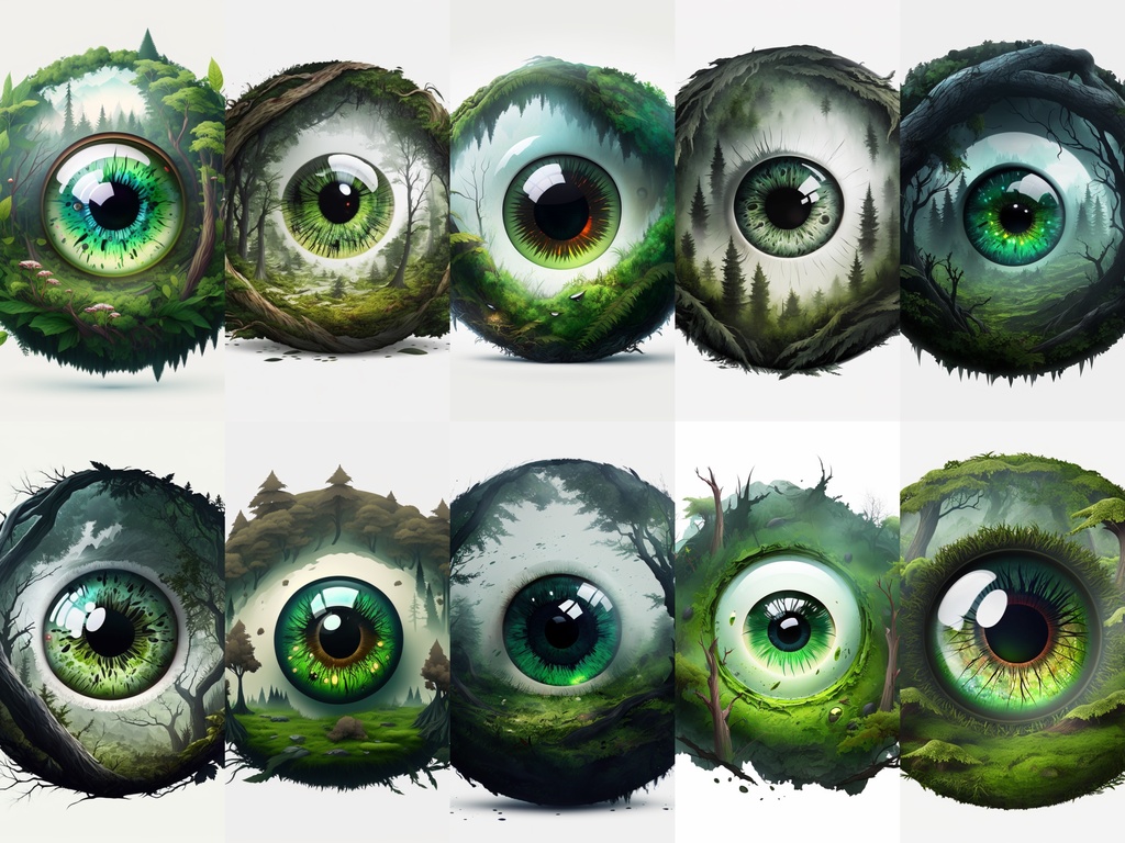 Forest Eye Pack - textureforge - BOOTH