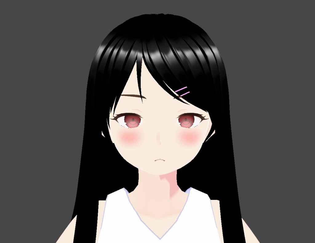 [VRoid 1.0] Simple Hair Pin (無料FREE!!!) - Fish's Shop - BOOTH