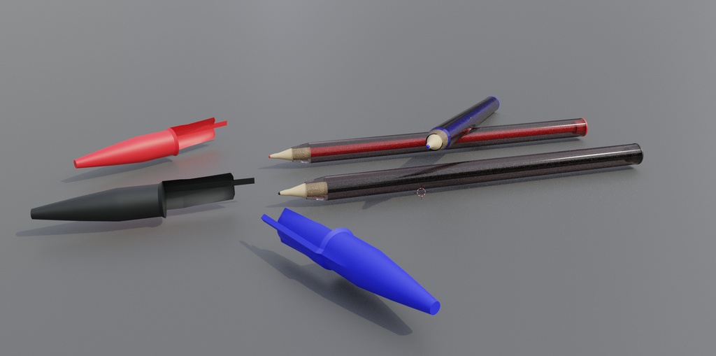 Rubik's Cube + pen + mushroom Vrchat World - compote - BOOTH