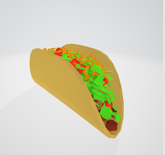 Taco Hard Shell (Rigged Prop) FBX with Keyshapes - alwaysyouramanda - BOOTH